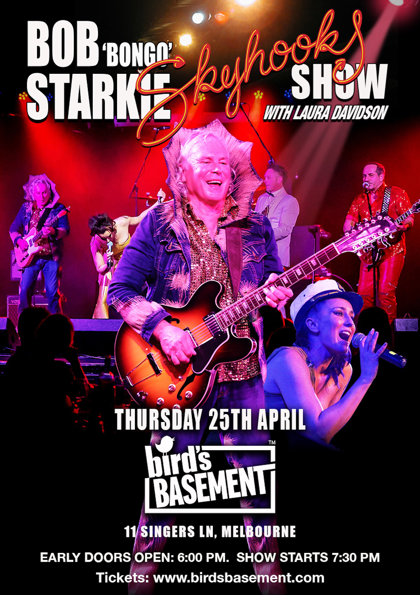 Bongo Starkie's Skyhooks Show - Bird's Basement | Bongo Starkie's ...