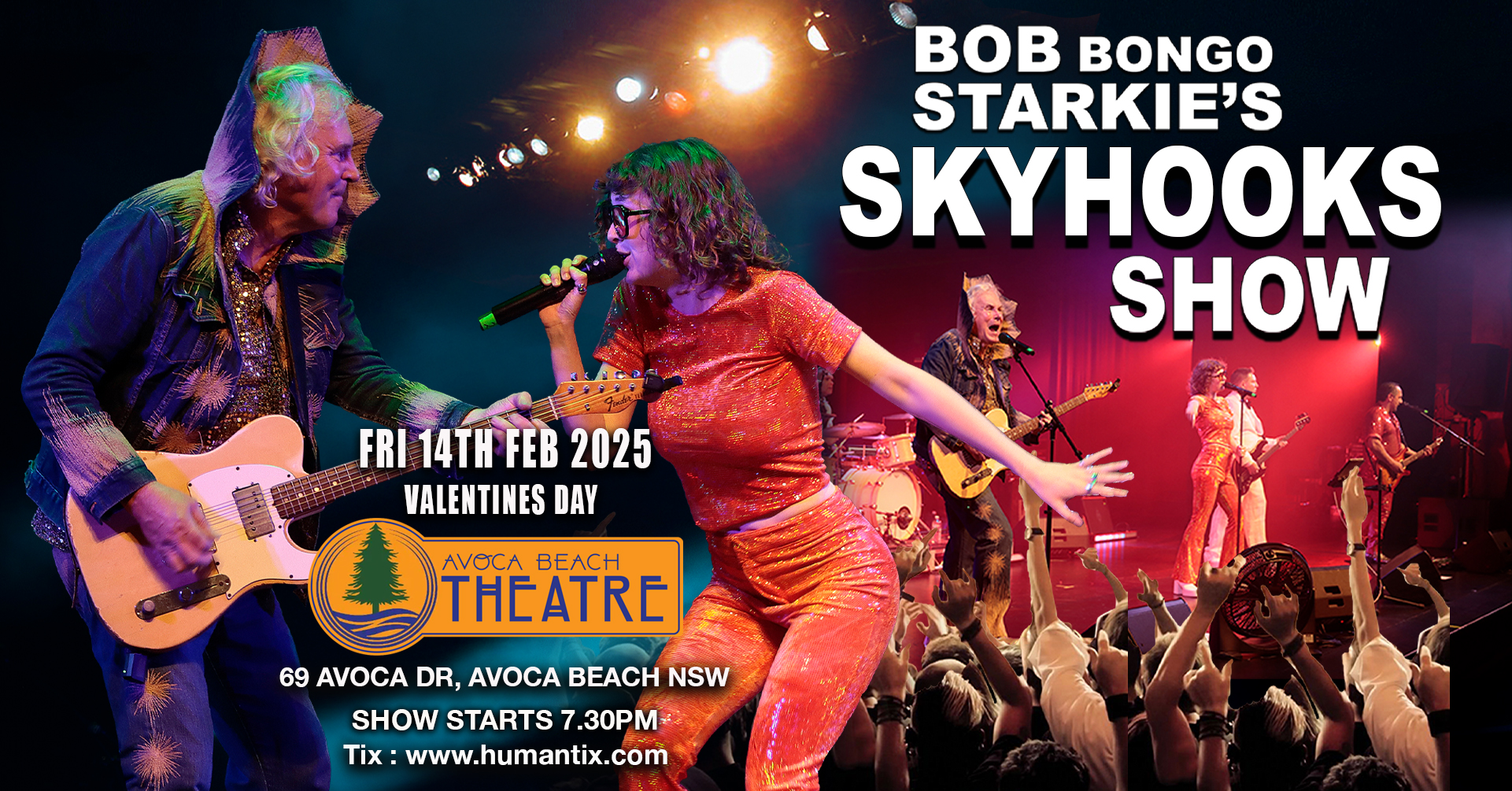 Bongo Starkie's Skyhooks Show - Avoca Beach Theatre | Bongo Starkie's Skyhooks Show